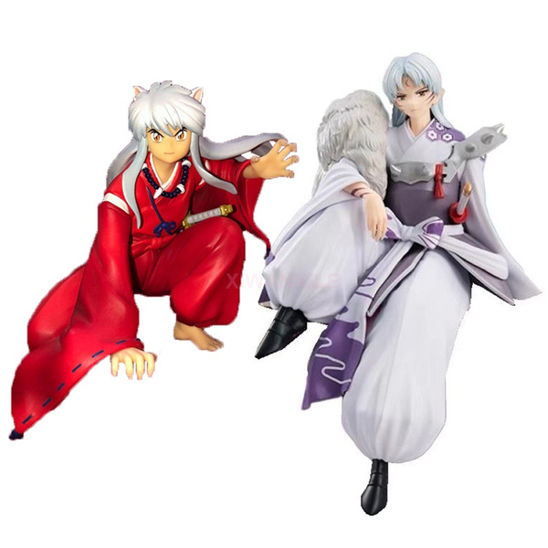 Anime InuYasha Noodle Stopper Figure InuYasha Sesshomaru Collectible ...