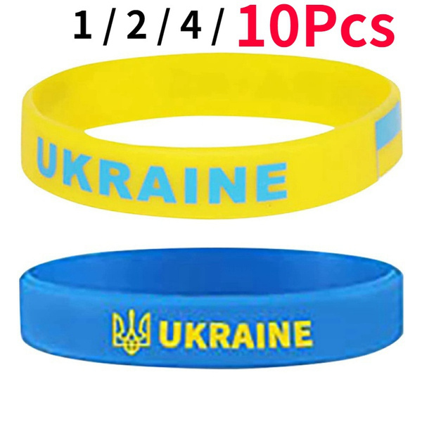 Women Men Ukraine Bracelets,Festival Parade A Party Decoration Ukraine ...