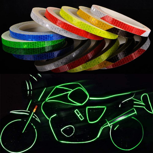 Bicycle Reflective Stickers Outdoor Waterproof Safety Warning Tape ...