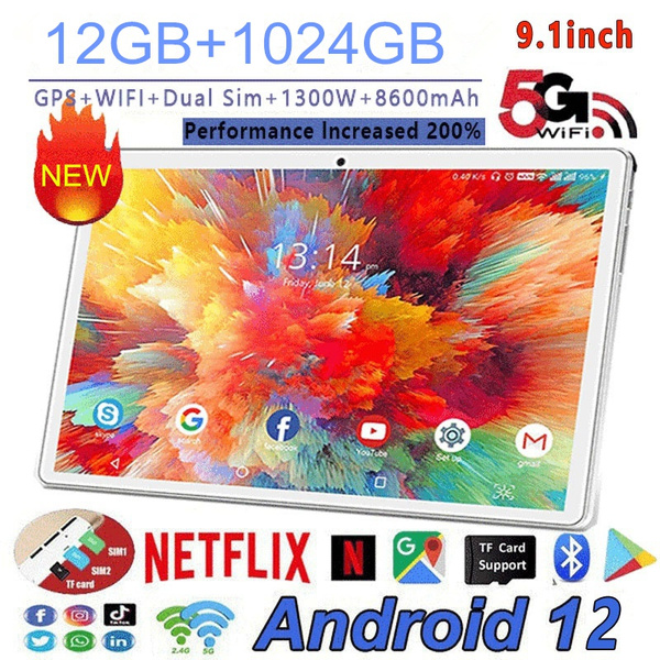 2022 Tablet 4K HD Screen WiFi Tablet PC Ten Core 5G 4G Network Tablet ...