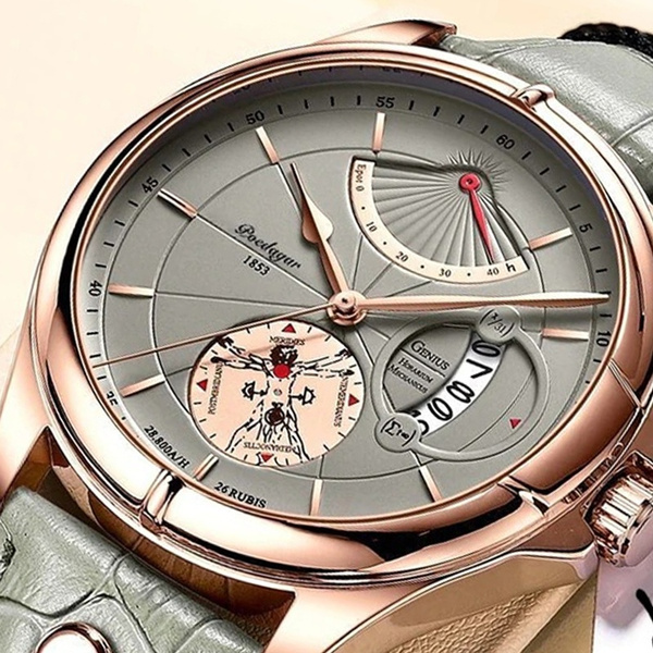 Swiss Brand POEDAGAR Watches Men's Sport Chronograph Design Quartz ...