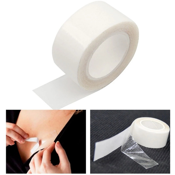 1 Roll 5M Double Sided Adhesive Body Tape Transparent Clothes Lingerie ...