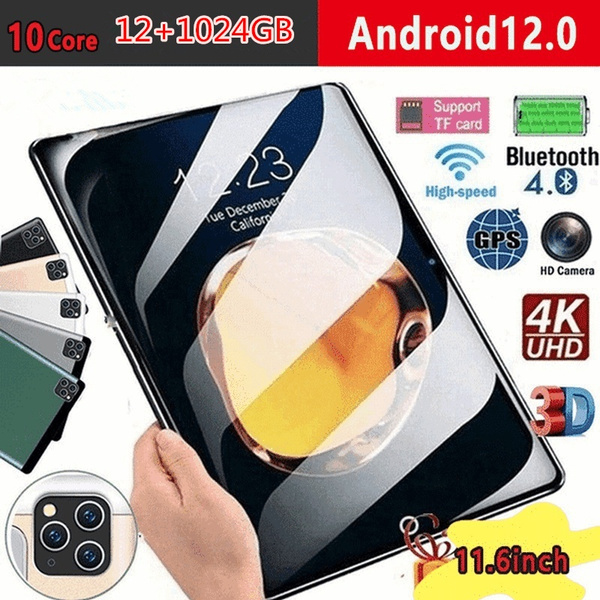 2022 Tablets 5G Tablets Newest Upgrade RAM 12G+ROM 1024GB PC Tablets 10 ...