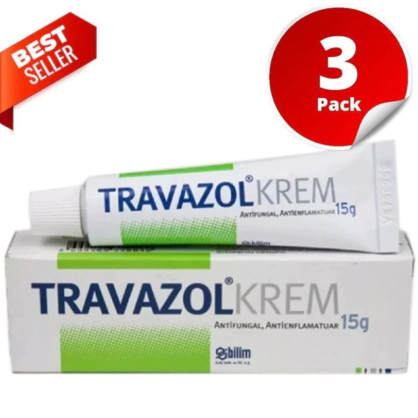 Travazol 15g Antifungals 3 pcs Genital Itching Rashes Fungus ...