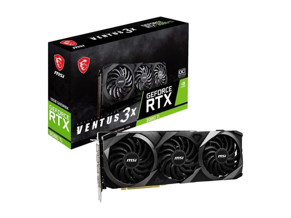 MSI Ventus GeForce RTX 3080 Ti 12GB GDDR6X PCI Express 4.0 x16 ATX ...