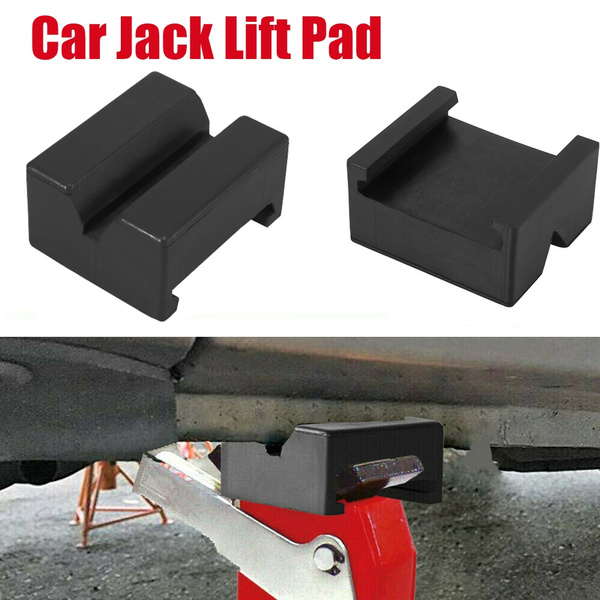 Universal Car Lift Jack Stand Rubber Pads Floor Jack Frame Rail Adapter ...