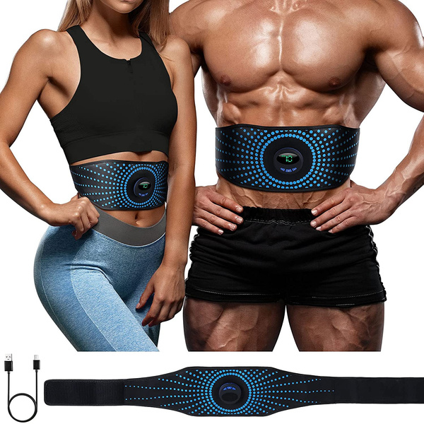 Abs Trainer Flex Belt for Women Men, Upgrade No Need Replace Pad AB ...