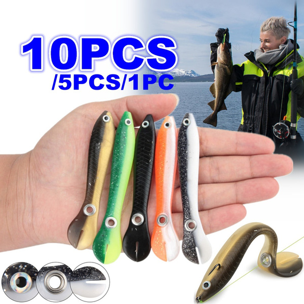 1PC/5PCS/10PCS Can Bounce with Slip Mechanism Artificial Swimming Soft ...