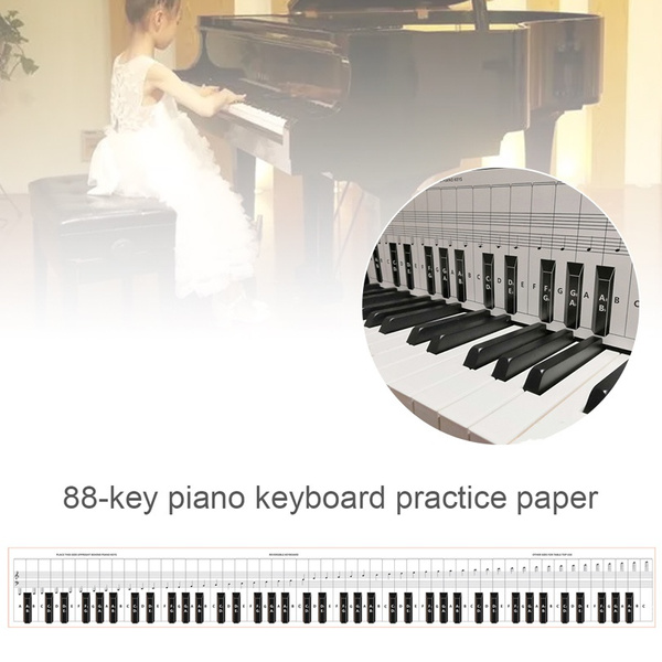 88Keys Piano Chord Chart 1:1 Clear Printing Beginner Piano Finger ...