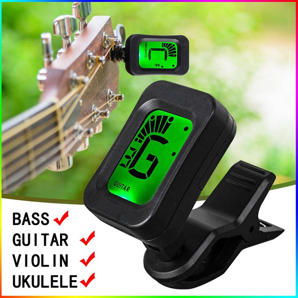 Foldable Portable Electric Violin Bass Digital Universal Clip-on Guitar Tuner | Wish