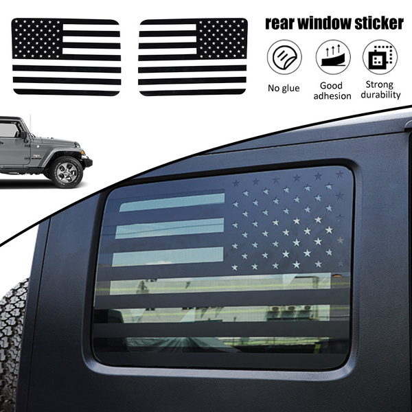 Car Exterior Rear Quarter Window Decal Sticker for Jeep Wrangler JK ...