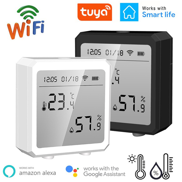 Smart temperature and humidity WiFi, indoor hygrometer, thermometer ...