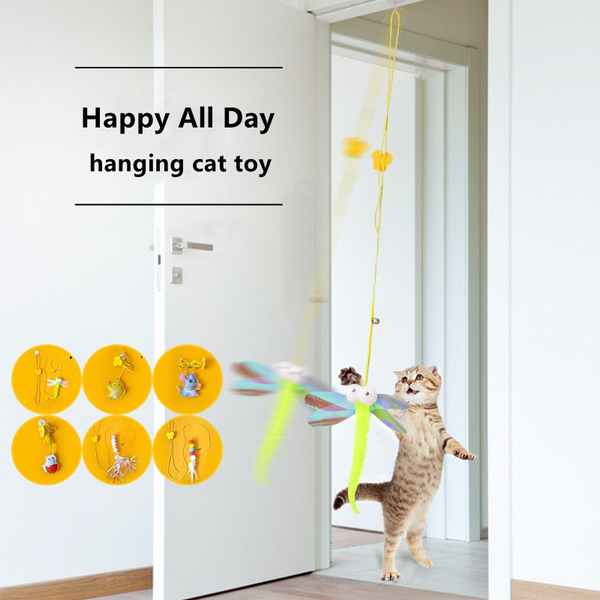 2 Meters Cat Toy Hanging Automatic Interactive Funny Mouse Toys Cat ...