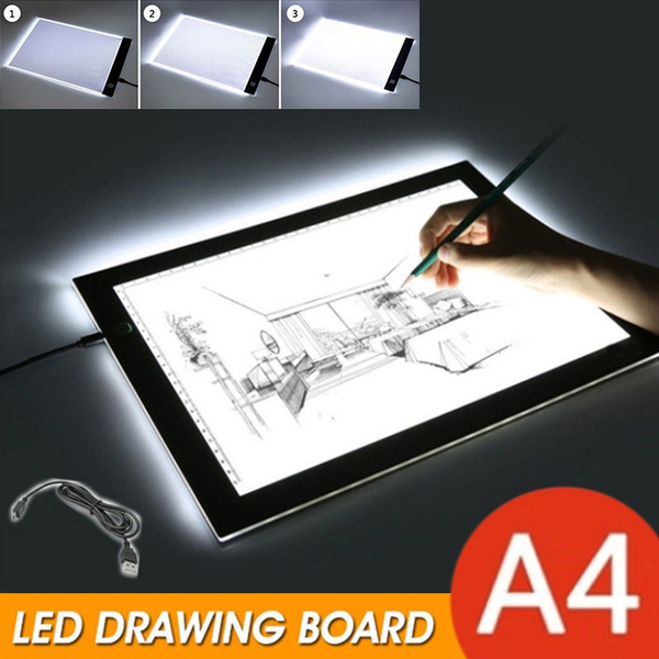 Newest!!! A4/A5/A6 Tracing Light Box Portable LED Light Table Tracer ...