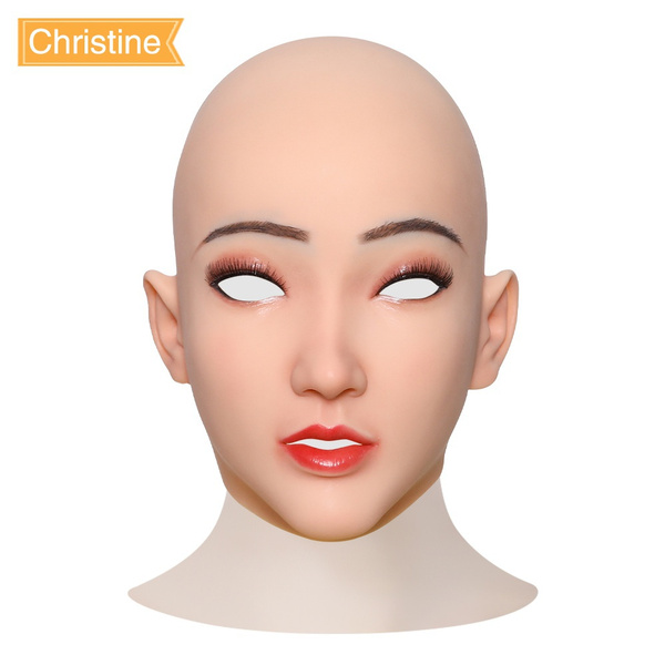 Dokier Realistic Silicone Mask Of Female Human Face Latex Masks For ...