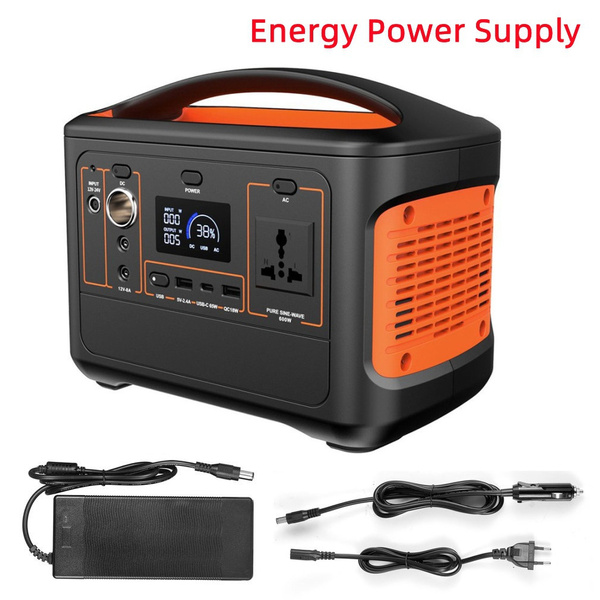 600WH Portable Power Station,LCD Screen 600Wh Generator YW500 Lithium ...