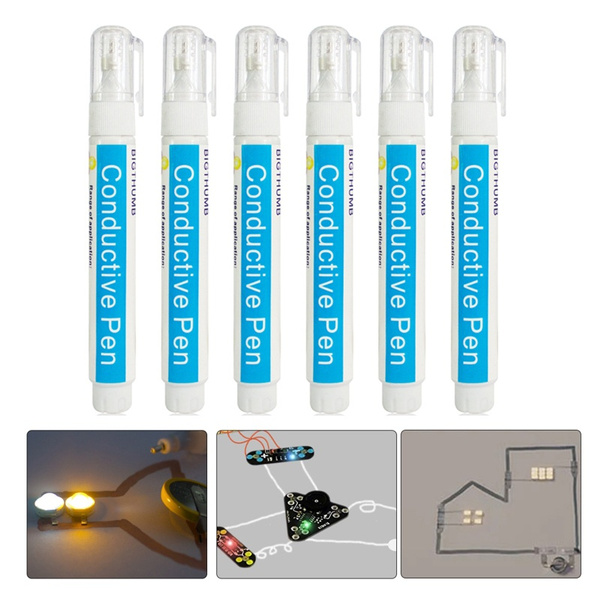 1Pcs Multi-purpose Conductive Pen Fit for DIY Circuits Physics Teaching Physics Circuit ...