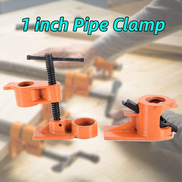 Wood Pipe Clamp, Heavy Duty Cast Iron Quick Release Pipe Clamps For ...