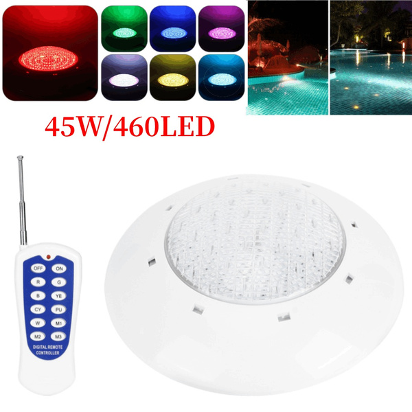 Wall Mounted Color Changing LED Pool Light,45W 460LED Underwater Light ...