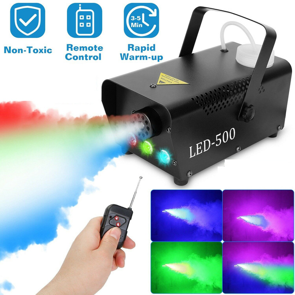U`King 500W Large Capacity Portable Fog Machine LED Wireless Smoke Fog ...