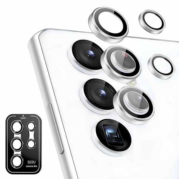For Samsung Galaxy S22 Ultra Camera Lens Protector Alloy Metal Glass ...