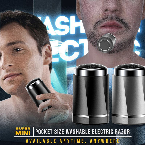 Pocket Size Electric Shaver Washable Usb Rechargeable Shaving Machine ...