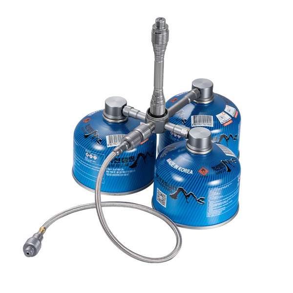 Outdoor Camping Stove Convertor EN417 gas cartridge 3 to 2 Adapter Gas ...
