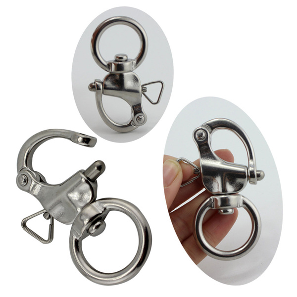 Swivel Snap Shackle 316 Stainless Steel Quick Release Diving Clips ...