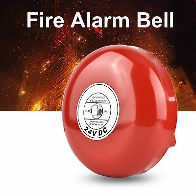 Fire Alarm Bell, Security Alarm Bell, Red Electric Bell For Emergency ...