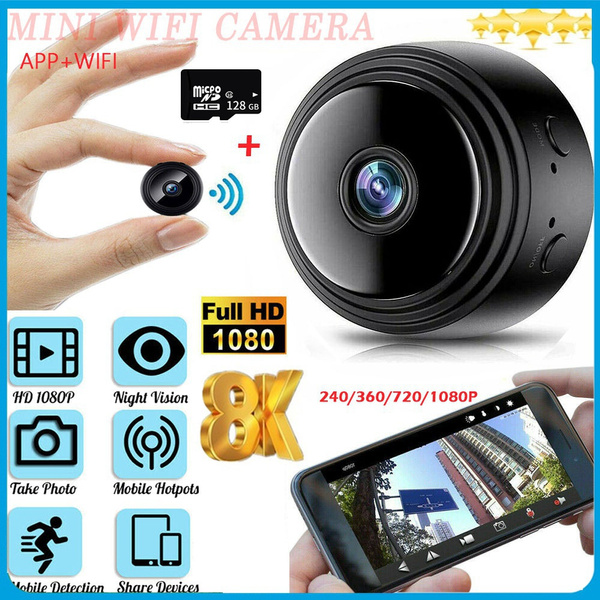 [2022 Version]Spy Camera Wireless Hidden WiFi Mini Camera HD 1080P ...