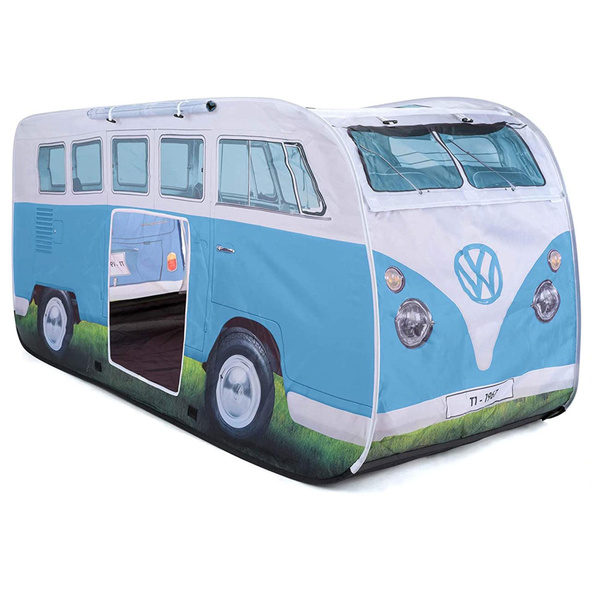 VW Licensed Range Kids Pop Up Camper Van Play Tent with Carry Bag, Dove ...