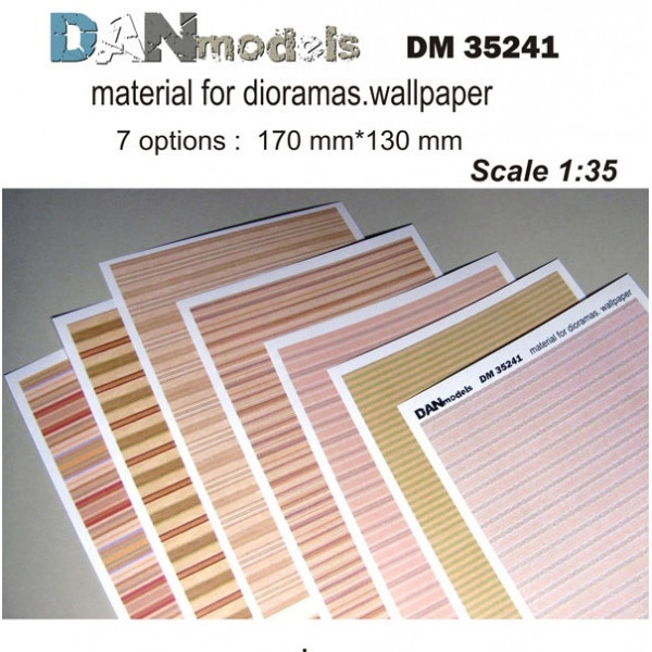 Material for dioramas, wallpaper (7 types), Part 1 | Wish