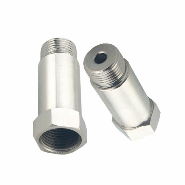 2X 02 Oxygen sensor extender adapter extension spacer 55MM HHO O2 Bung ...