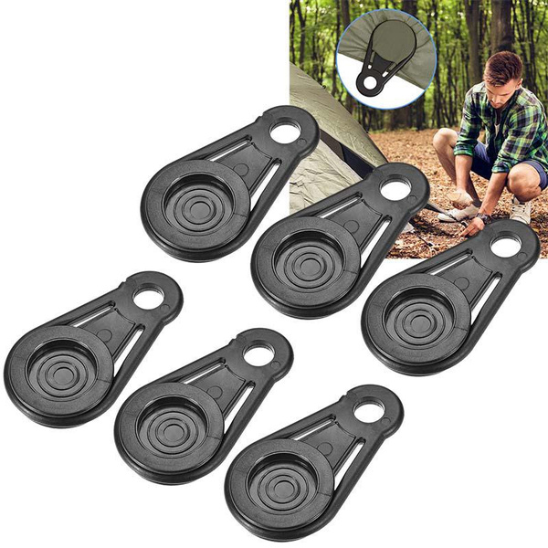 Tarp Grabbers Tent Clips Plastic Round Movable Snaps for Outdoor ...