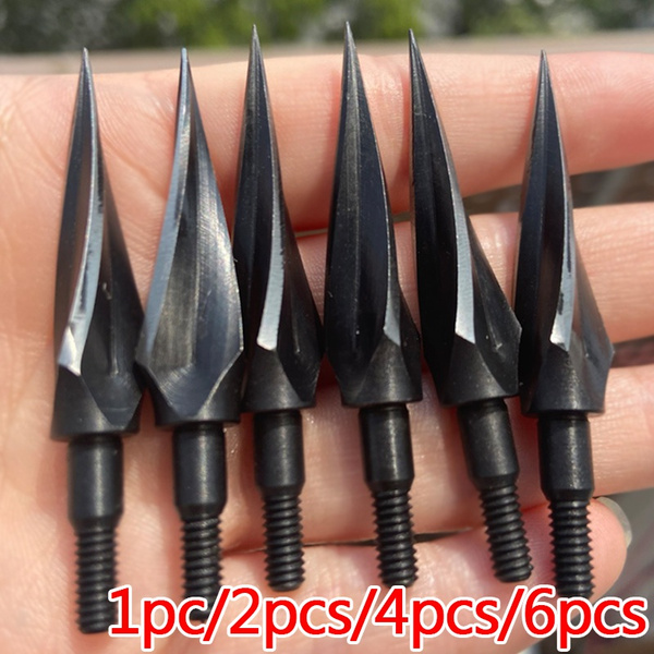 1 2 4 6pcs 150 Grain Spiral Arrowhead Broadheads Tip Points Archery 1 2 4 6pcs 150 Grain Spiral Arrowhead Broadheads Tip Points Archery