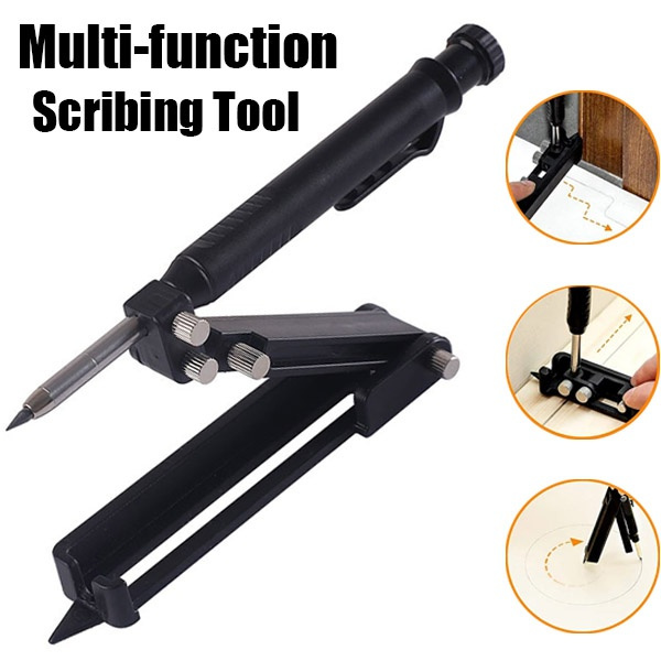 1Pc Plastic Scribing Pen Tool Adjustable Profile Scribing Ruler With ...