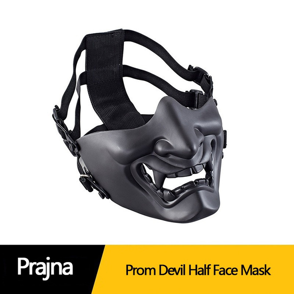 Halloween Supplies Ghost Face Mask Army Fan Tactical Horror Mask Field ...