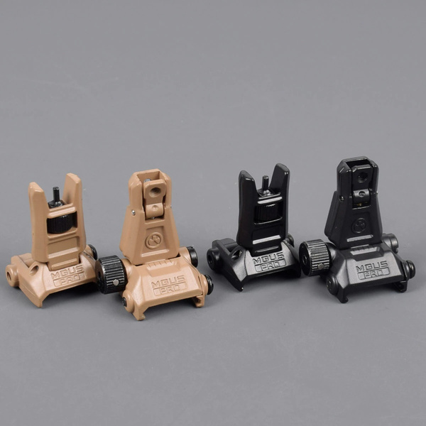 Tactical Metal Folding Sight Flip-Up Front Rear Sight Set | Wish