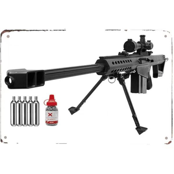 2022 New Popular Tin Sign Metal Poster Barrett Heavy Sniper Rifle ...