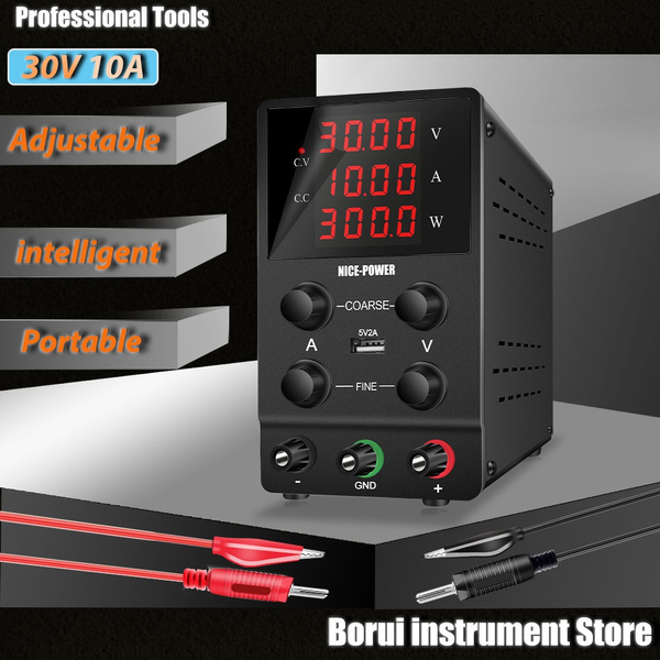 Universal Digital Display Stabilized AC/DC Power Supply Adjustable ...