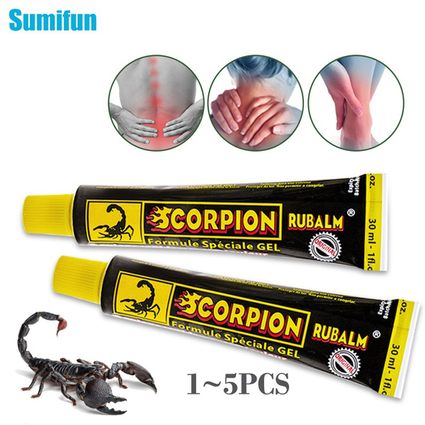 1 ~ 5 pièces 30G/pc crème analgésique au venin de scorpion pommade ...