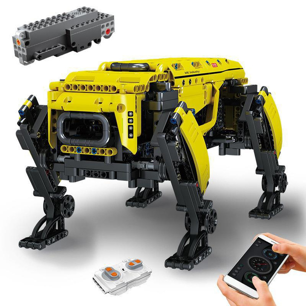 MOULD KING 15066 Technical Robot Dog Motorized Dynamics Remote Control ...