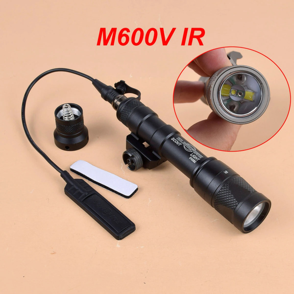 Tactical Surefir M600V M600V-IR Weapon Gun Light LED Light And IR ...
