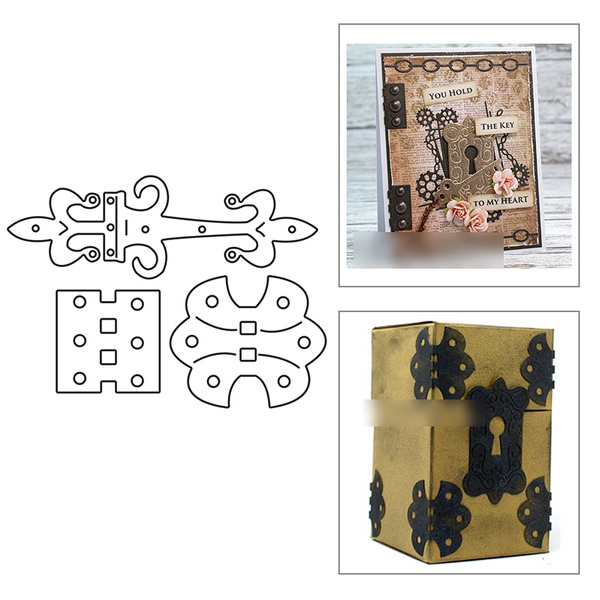 Steampunk Door Lock Metal Cutting Dies For DIY Craft Making Greeting ...