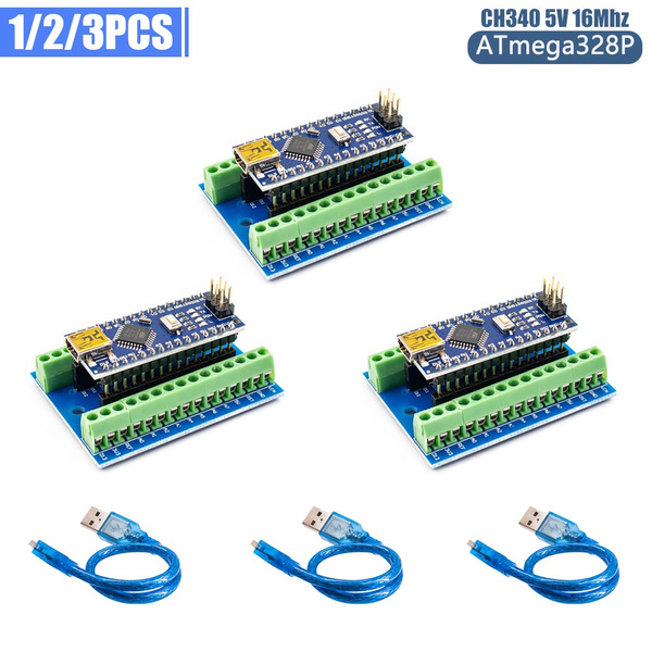 123 Pcs Nano V30 Atmega328p Ch340 5v Micro Controller Board Development Board With Nano 