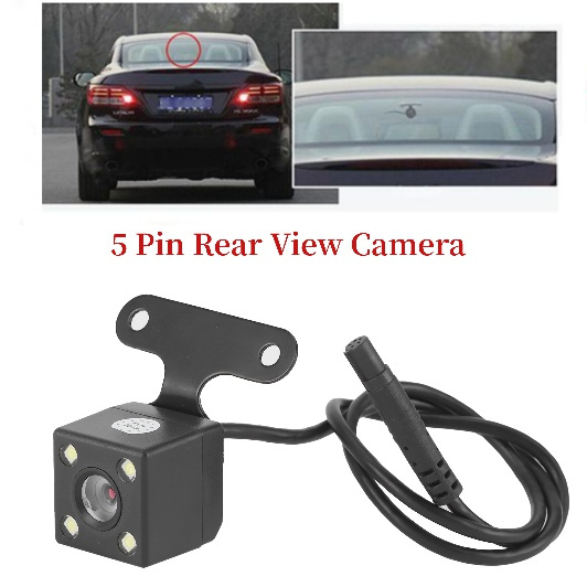 5 Pin Rear View Backup Camera High Definition 80‑90 Degree Wide Angle ...