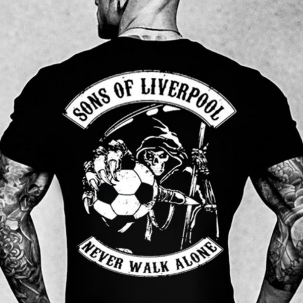 Reaper Shirt Sons Of Liverpool Never Walk Alone Shirt Soccer Ball T Reaper Shirt Sons Of Liverpool Never Walk Alone Shirt Soccer Ball T