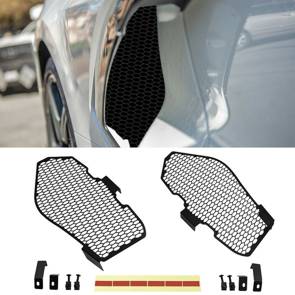 Black Side Intake Mesh Grille Insert INTAKE GUARDS 1 Pair For Corvette ...
