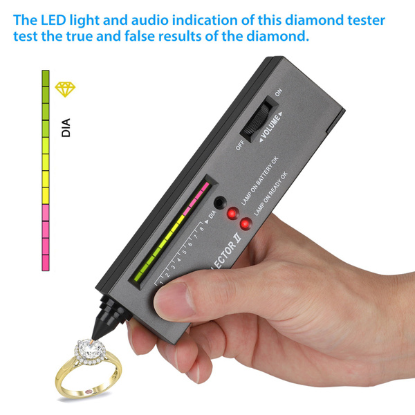 Thermal conductivity meter to test the authenticity of diamonds, jade ...