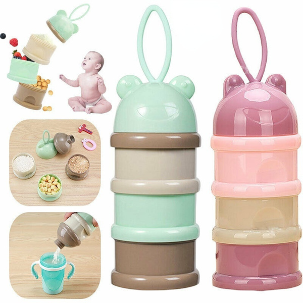 3 Layer Portable Infant Baby Milk Powder Formula Dispenser Container ...